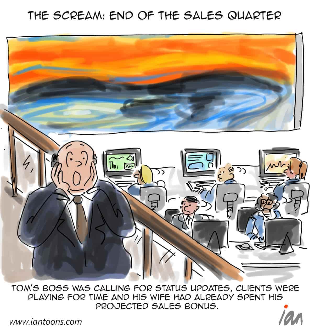 The Scream - Iantoons