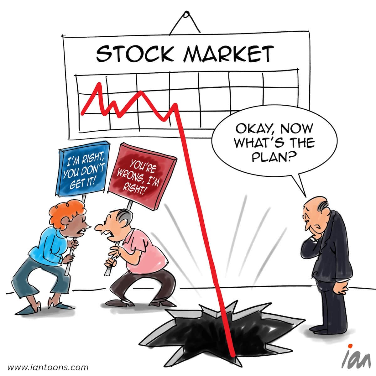 Partisan Distraction - Iantoons